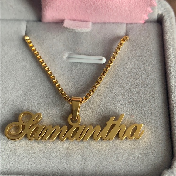 Jewelry | Samantha Name Necklace | Poshmark
